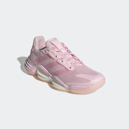 Damen Hallenschuh "STABIL 16 INDOOR", adidas Performance, Gr. 38, pink, Synthetik, Textil, Schuhe