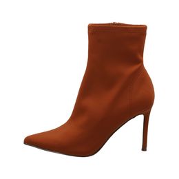 Steve Madden Damen High-Heel-Stiefelette "Steve Madden Stiefelette Leder", Gr. 41caramel, Leder, Schuhe