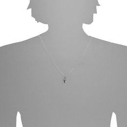 OSTSEE-SCHMUCK Damen Kette mit Anh&auml;nger "OSTSEE-SCHMUCK Kette mit Anh&auml;nger kleiner Engel", 60cm, Silber 925 (Sterlingsilber), L: 40, silber, Silber