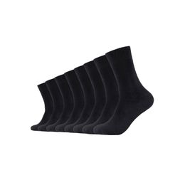 s.Oliver Herren Sneakersocken "Socken 8er Pack", Gr. 39, schwarz, Obermaterial: 80% Baumwolle CO. 15% Polyamid PA. 5% Elasthan EL., Socken