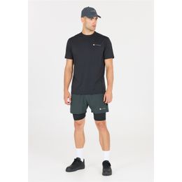Virtus Herren Shorts "Dylan", grau, Gr. S, unifarben, 87% Polyester, 13% Elasthan, Hosen, aus atmungsaktivem 4-Wege-Stretch