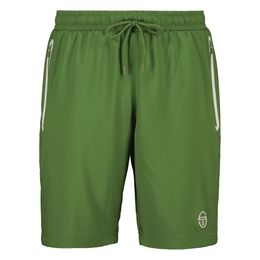 Sergio Tacchini Herren Shorts "RISPECCHIO PL SHORTS Herren", gr&uuml;n, Gr. S, 100% POLYESTER, Hosen, Kurze Hose Herren, Shorts, Retro, Sporthose,