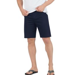 TRIGEMA Herren Bermudas "TRIGEMA Bermuda aus 100% Baumwolle", blau, Basic, Gr. L, 100% Baumwolle, Hosen