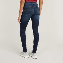 G-Star Raw G-STAR Damen Skinny-fit-Jeans "3301", blau, Gr. 30, Denim/Jeans, Obermaterial: 92% Baumwolle, 7% Elastomultiester, 1% Elasthan, Jeans, mit Stretch