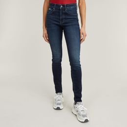 G-Star Raw G-STAR Damen Skinny-fit-Jeans "3301", blau, Gr. 32, Denim/Jeans, Obermaterial: 92% Baumwolle, 7% Elastomultiester, 1% Elasthan, Jeans, mit Stretch