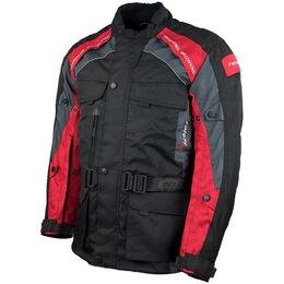Roleff Motorradjacke "Liverpool RO", 5XL, schwarz, Jacken, Unisex, Mit Sicherheitsstreifen, 4 Taschen