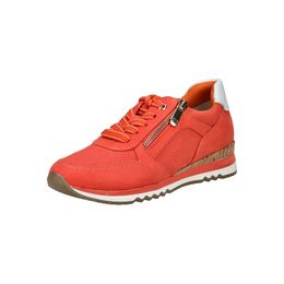 Marco Tozzi Damen Sneaker "Marco Tozzi Sneaker Lederimitat/Textil", Gr. 39, orange, Lederimitat, Textil, Schuhe
