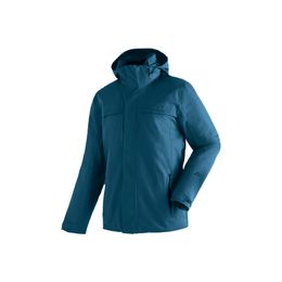 Maier Sports Herren Winterjacke "Peyor M", blau, Gr. 54, 100% Polyester, Jacken, warme Herren Jacke, wattierte Regenjacke, wasserdicht + atmungsaktiv
