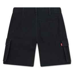LEVI'S KIDS Jungen Cargoshorts "LVB TRADITIONAL CARGO SHORTS", schwarz, Gr. 5, unifarben, Web, Obermaterial: 98% Baumwolle, 2% Elasthan, Hosen, mit