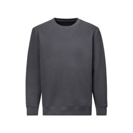 John Devin Herren Sweatshirt, grau, Gr. S, unifarben, Sweatware, Obermaterial: 52% Baumwolle, 47% Polyester, 1% Elasthan, Sweatshirts, Langarm,