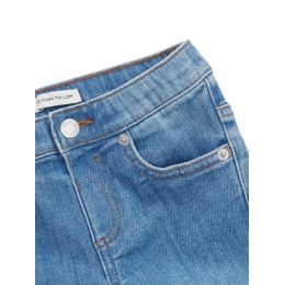 Tom Tailor M&auml;dchen Jeansleggings, blau, Gr. 98, unifarben, Denim/Jeans, Obermaterial: 70% Baumwolle, 27% Polyester, 3% Elasthan, Jeans, in Slim fit-