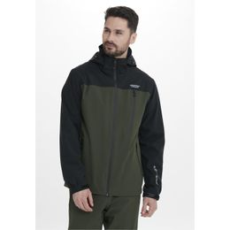 WEATHER REPORT Herren Outdoorjacke "DELTON W-PRO15000", gr&uuml;n, Gr. 4XL, bedruckt, mehrfarbig, 94% Polyester, 6% Elasthan, Jacken, ist atmungsaktiv,