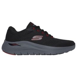 Skechers Damen Sneaker "ARCH FIT 2.0", Gr. 46, schwarz, Textil, Schuhe, Trainingsschuh, Schn&uuml;rschuh mit komfortabler Innensohle