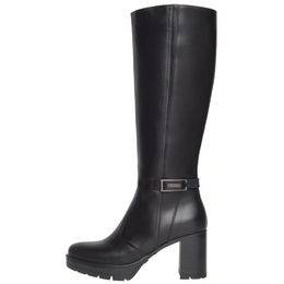 Nero Giardini Damen High-Heel-Stiefel "Nero Giardini Stiefel Leder", Gr. 39, schwarz, Leder, Schuhe