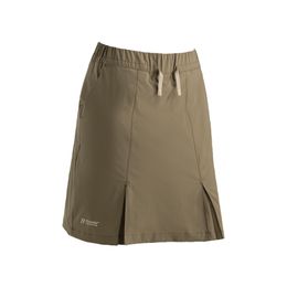 Maier Sports Damen Skort "Fortunit Shortin W", braun, Gr. 36, 100% Polyester, R&ouml;cke, atmungsaktiver Damen Rock mit integrierter Short, Regular Fit