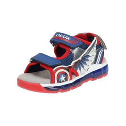 Geox Kinder Sandale "Geox Sandalen Lederimitat/Mesh", Gr. 35, bunt, Lederimitat, Textil, Schuhe