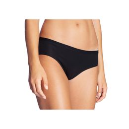Calida Damen Slip "Slip Natural Comfort Regular Cut Slip 1er Pack", Gr. XS, schwarz, Obermaterial: 92% Baumwolle CO. 8% Elasthan EL., Unterhosen