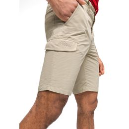 Maier Sports Herren Funktionsshorts "Main", beige, Gr. 50, 100% Polyamid, Hosen, Herren Shorts, kurze Outdoor-Hose, Bermuda mit 4 Taschen, Regular Fit