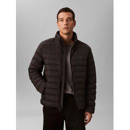 Herren Steppjacke "LS NYLN MD WT HDD F", schwarz, Gr. XL, Calvin Klein Jeans, unifarben, Web, Obermaterial: 100% Polyamid, Jacken, Regular fit mit