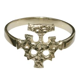 OSTSEE-SCHMUCK Damen Fingerring "OSTSEE-SCHMUCK Ring Hiddensee Ring Hiddensee", 60 (19,1), Silber 925 (Sterlingsilber), gold, Silber 925