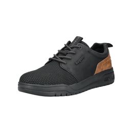 Bugatti Herren Schn&uuml;rschuh "Bugatti Sneaker Textil", Gr. 43, schwarz, Textil, Schuhe