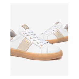 Nero Giardini Damen Sneaker "Nero Giardini Sneaker Leder/Synthetik", Gr. 36, wei&szlig;, Leder, Synthetik, Schuhe