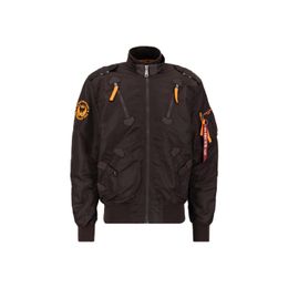 Herren Bomberjacke "Falcon II Light", braun, Gr. L, Alpha Industries, Obermaterial: 100% Nylon, Futter: 100% Nylon, Jacken
