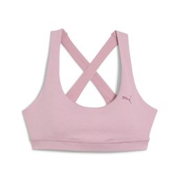 Puma Damen Sport-BH "CLOUDSPUN Trainings-BH Damen", Gr. Mpoised pink heather, Obermaterial: 85% Polyester, 15% Elasthan; Innenfl&auml;che der Vorderseite: