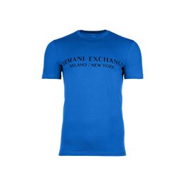 Armani Exchange Damen T-Shirt "T-Shirt 1er Pack", blau, Gr. L, Obermaterial: 100% Baumwolle CO., Shirts