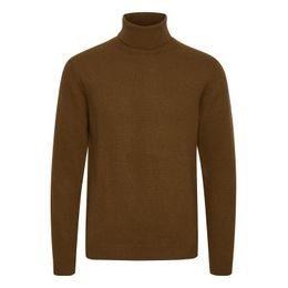 Casual Friday Herren Rollkragenpullover "Strickrollkragenpull CFKarl", braun, Gr. M, Obermaterial: 80% Wolle WO. 20% Polyamid PA., Pullover