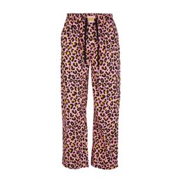 Lousy Livin Underwear LOUSY LIVIN Herren Stoffhose "Pant Leroy", pink, Gr. L, 100% Baumwolle, Hosen, mit Leoparden Print