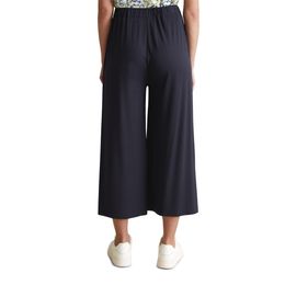 Marc O'Polo Damen Culotte, blau, Gr. M, MARC O'POLO DENIM, Web, Obermaterial: 97% Viskose, 3% Elasthan, Hosen, elastischer Bund, weit