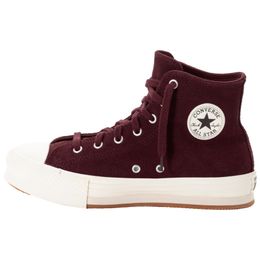 Converse Damen Sneaker "CHUCK TAYLOR ALL STAR EVA LIFT", Gr. 37, rot, Textil, Schuhe