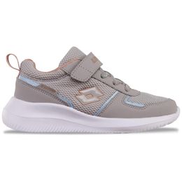 Lotto Kinder Sneaker, Gr. 33, grau, Kunstfaser, Synthetik, mehrfarbig, Schuhe, - besonders leicht & bequem