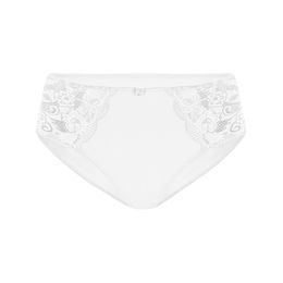 SuSa Damen Slip "2er Pack Damen Slip Latina", Gr. 48, wei&szlig;, Obermaterial: 78% Polyamid PA. 16% Elasthan EL. 6% Baumwolle CO., Unterhosen