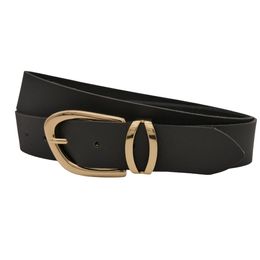 AnnaMatoni Damen Lederg&uuml;rtel "AnnaMatoni Lederg&uuml;rtel Lora Lederg&uuml;rtel Lora", schwarz, Gr. 130, 100% Leder, G&uuml;rtel