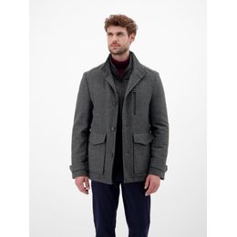 Lerros Damen Wollmantel "Lerros Herren Kurzmantel", grau, Gr. 54, 61% Polyester, 32% Wolle, 3% Polyam, M&auml;ntel, Keine Angabe