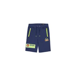 Herren Sweatshorts "Mars Neon Short", blau, Gr. S, Alpha Industries, Obermaterial: 80% Baumwolle, 20% Polyester, Hosen
