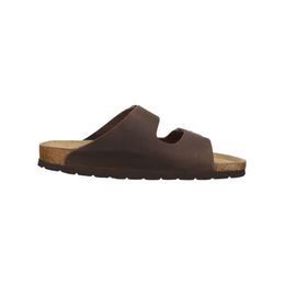 Rohde Herren Hausschuh "Rohde Hausschuhe Leder", Gr. 42, braun, Leder, Schuhe