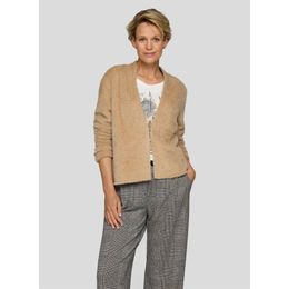 Rabe Damen Strickjacke "Jacke", braun, Gr. 36, unifarben, 55%Polyester, 45%Polyamid;92%Viskose, 8%Elastan, Strickjacken