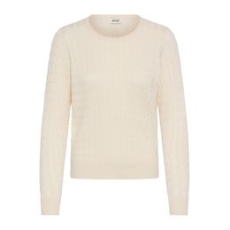oxmo Damen Rollkragenpullover "Rollkragenpullover OXISISSE"birch, Gr. S, Obermaterial: 70% Viskose CV. 30% Nylon NY., Pullover