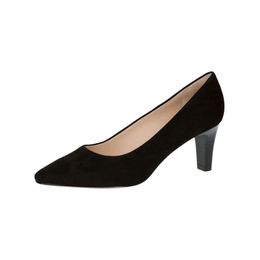 Peter Kaiser Damen Pumps "Peter Kaiser Pumps Veloursleder", Gr. 39, schwarz, Veloursleder, Schuhe