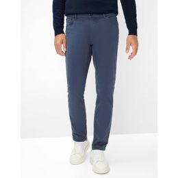 Brax Herren 5-Pocket-Hose "Style CHUCK", blau, Gr. 42, Web, 80% Baumwolle, 17% Lyocell, 3% Elasthan, Hosen