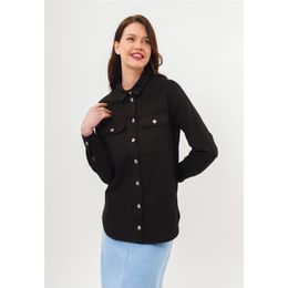 FRESHLIONS Damen Outdoorjacke "Lidia", schwarz, Gr. S, unifarben, 100% Baumwolle, Jacken, im klassischen Design