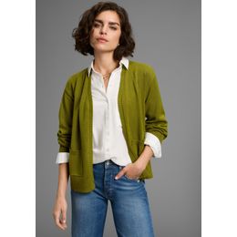 Laura Scott Damen Strickjacke, gr&uuml;n, Basic, Gr. 40, clean, unifarben, Strick, Obermaterial: 50% Viskose, 28% Polyester, 22% Polyamid, Strickjacken,