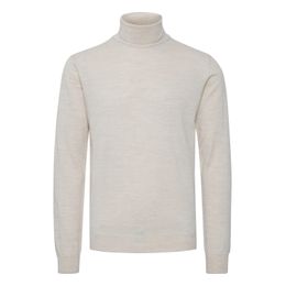 Casual Friday Herren Strickfleece-Pullover "Strickpullover CFKonrad", beige, Gr. XXL, Obermaterial: 50% Wolle WO. 50% Polyacryl PAN., Pullover
