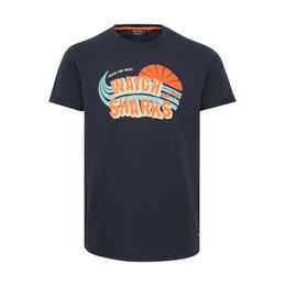 INDICODE Herren T-Shirt "T-Shirt IDDaniel", blau, Gr. S, Obermaterial: 100% Baumwolle CO., Shirts