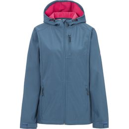 McKINLEY Damen Outdoorjacke "Da.-Jacke Mt. Watana W", blau, Gr. 42, unifarben mit Farbeinsatz, Obermaterial: 100% Polyester, Jacken