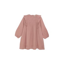 Minymo M&auml;dchen Sommerkleid "Sommerkleid MIDress LS w. Emb", rosa, Gr. 134, Obermaterial: 100% Baumwolle CO., Kleider