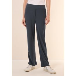 Cecil Damen Jerseyhose, grau, Gr. XL, unifarben, Stoff, 60% Polyester, 32% Viskose, 8% Elasthan, Hosen, im Loose Fit
